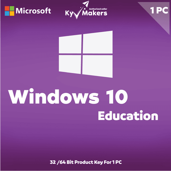 Microsoft Windows 10 Education Product key -Lifetime Activation, Retai ...