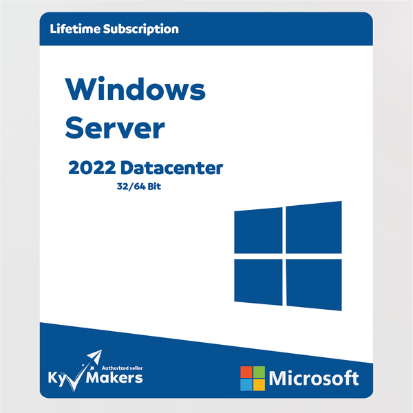 Microsoft Windows Server 2022 Datacenter Edition - Lifetime Activation - Softkeys