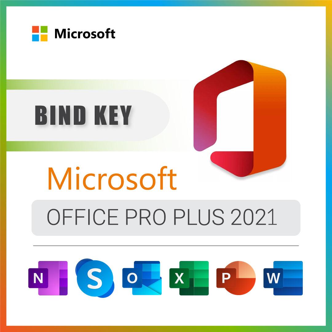 Microsoft Office Professional Plus 2021 Product Key BIND Retail key - Softkeys